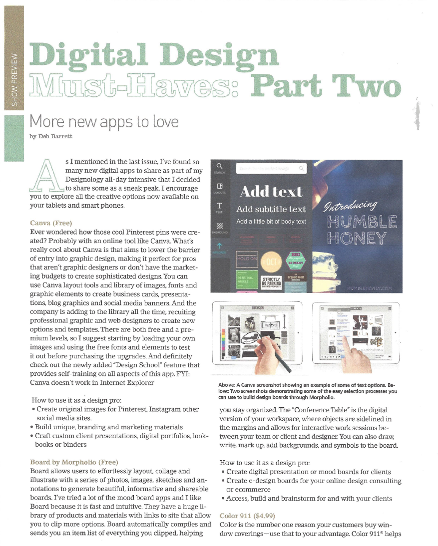 Deb Barrett’s Online Press Kit